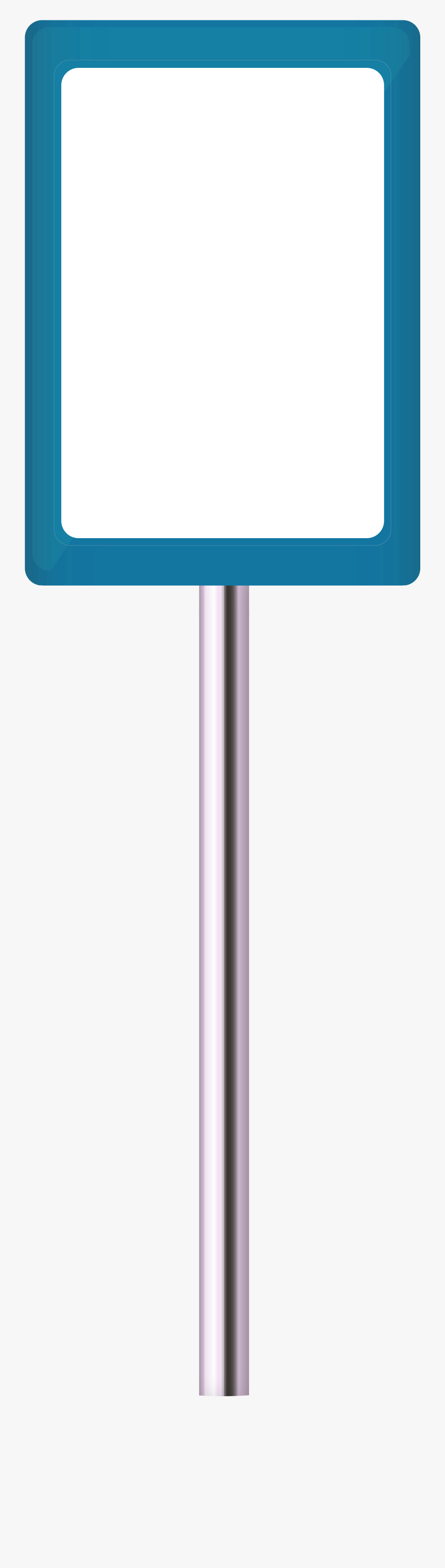 Empty Blue Frame Sign Png Clip Art - Sign , Free Transparent Clipart ...