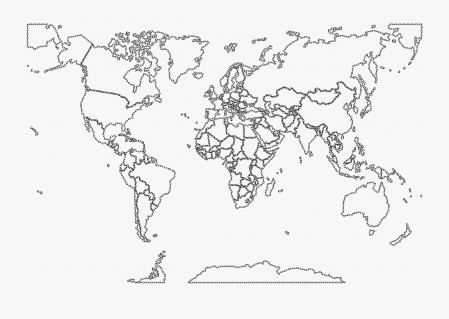 Clip Art Printable In New Blank - World Map Blank With States , Free ...