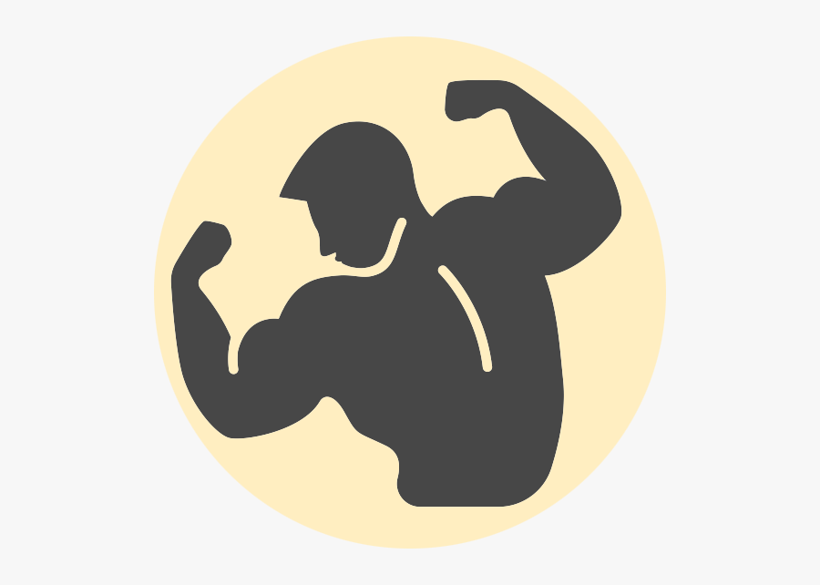 Exercise Clipart Back - Bodybuilder Icon Png , Free Transparent Clipart ...