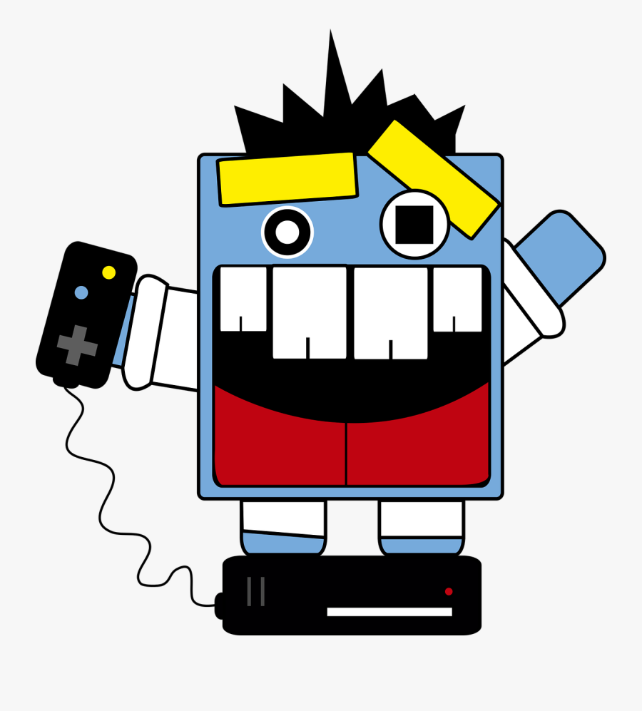 Gamer Crazy Games Free Picture - Video Game , Free Transparent Clipart ...