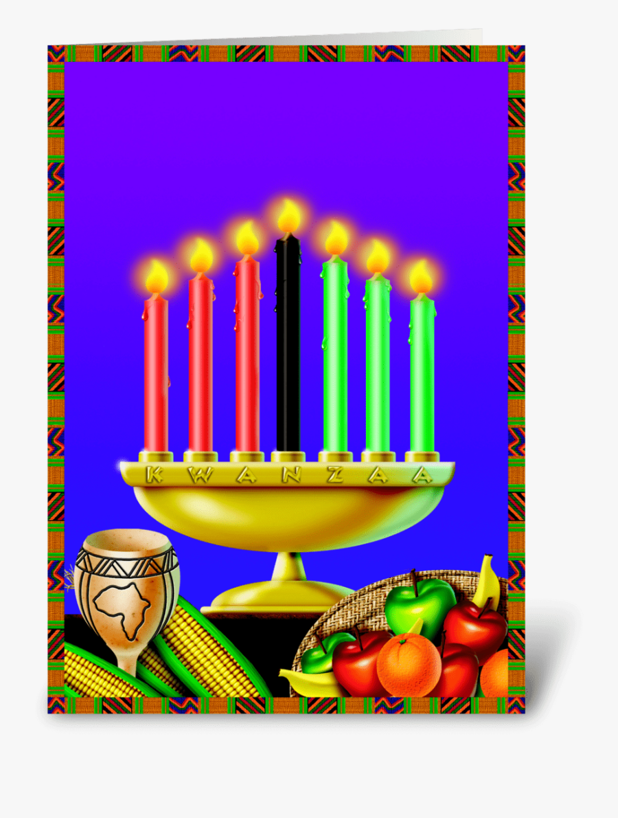 Kwanzaa Greeting Card - Hanukkah , Free Transparent Clipart - ClipartKey