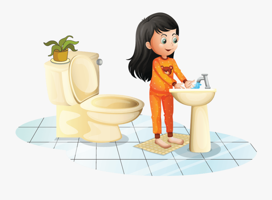 Wash Hand After Toilet , Free Transparent Clipart - ClipartKey
