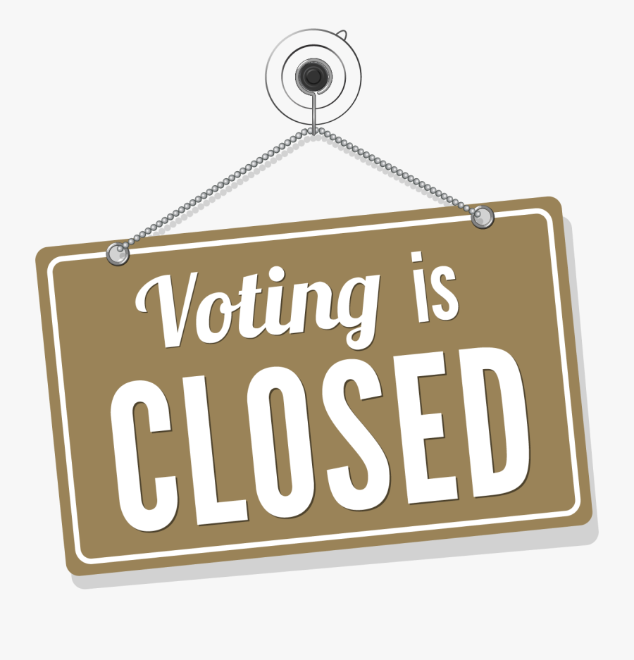 Voting Is Closed - Votes Closed , Free Transparent Clipart - ClipartKey