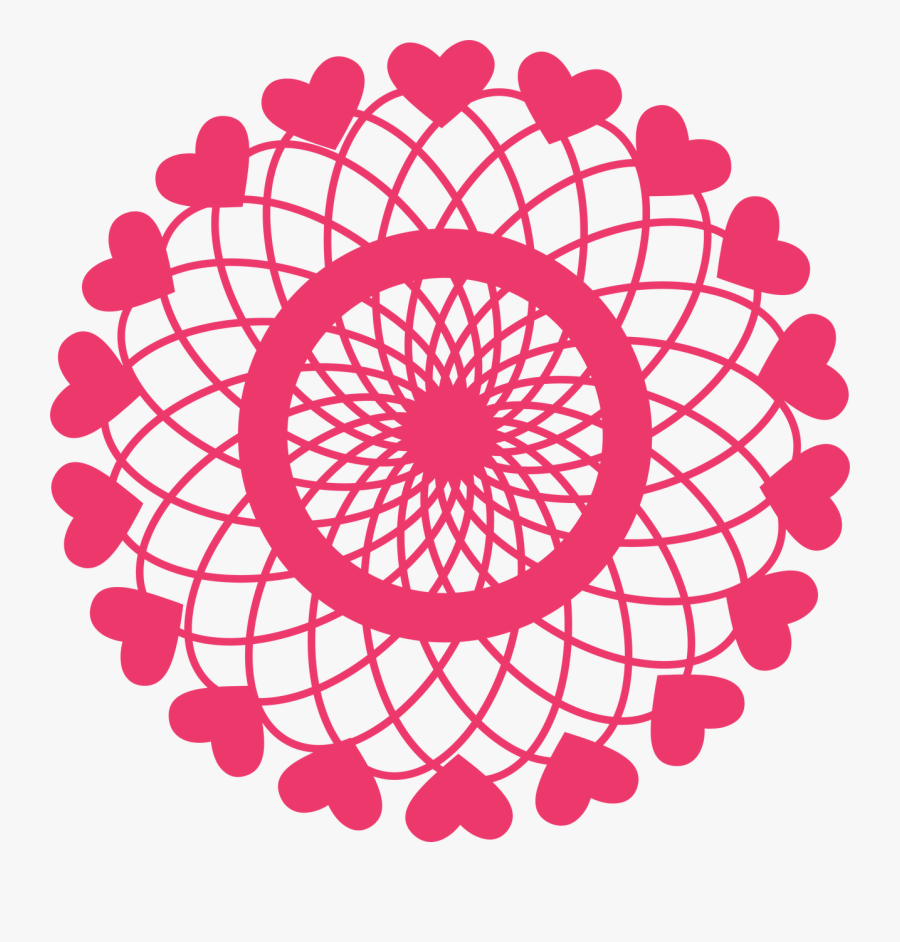 Lace Doily Svg Cut File - Award Ribbon Png Circle , Free Transparent ...