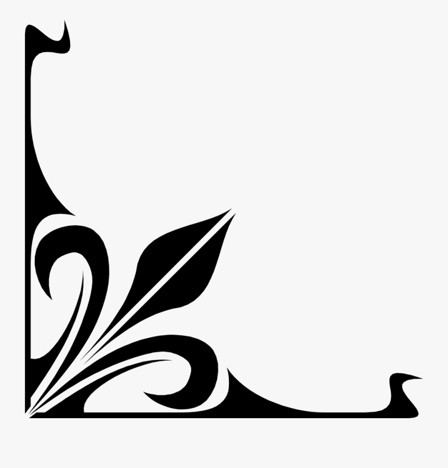 Corner Lower Left - Black Frame Corner Png , Free Transparent Clipart ...