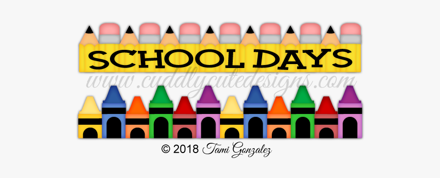 School Days Borders , Free Transparent Clipart - ClipartKey