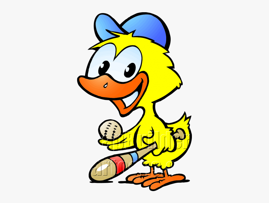 Chicken Baseball Player - Animal Playing Baseball Cartoon , Free ...