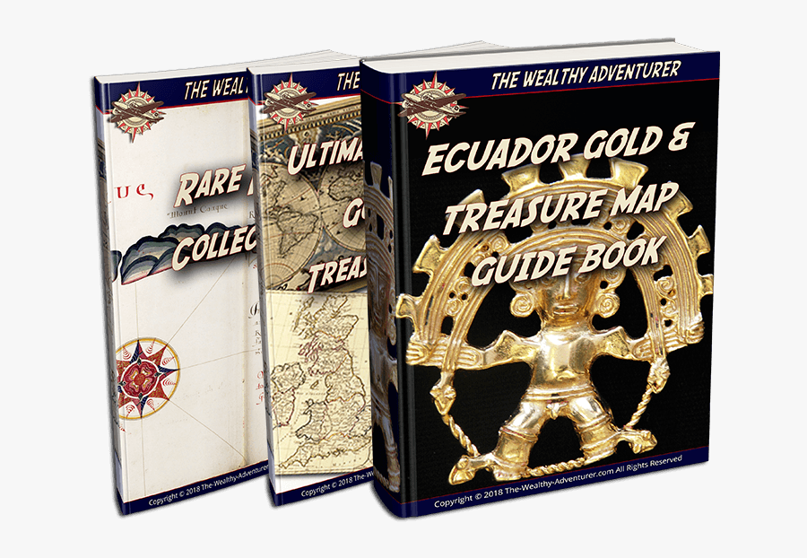 Ecuador Gold And Treasure Map - Emblem , Free Transparent Clipart ...