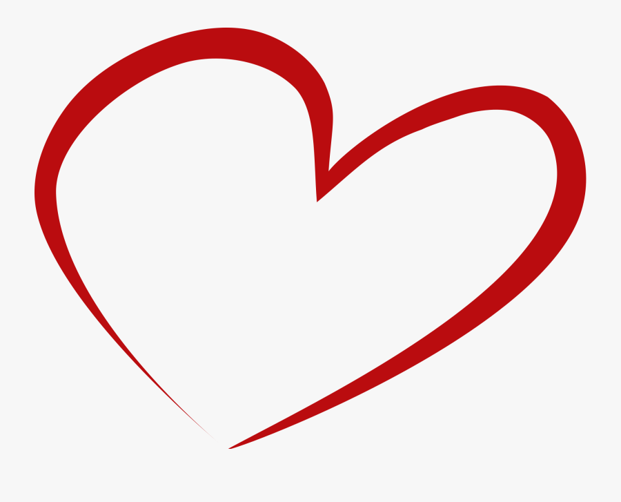 Red Heart Tw - Heart Shape No Background , Free Transparent Clipart ...