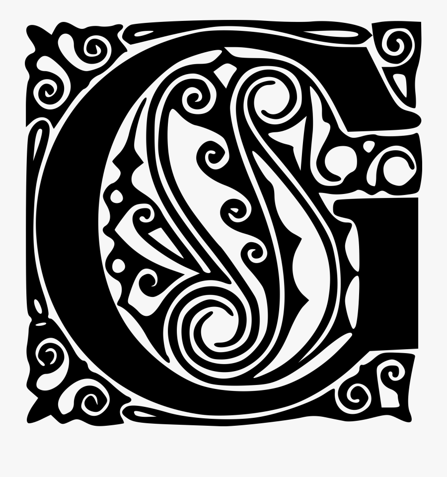Free Vector Decorative Alphabet Letter G Clip Art - Fancy Letter G ...