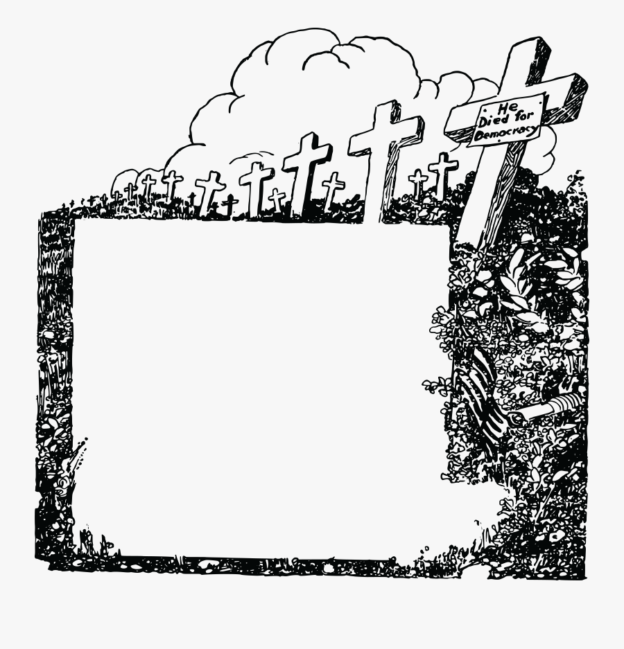 Grave Frame Png Clipart Headstone Borders And Frames - Grave Frame Png ...
