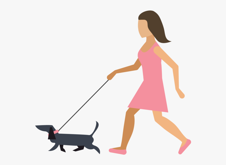 Dog Walking , Free Transparent Clipart - ClipartKey