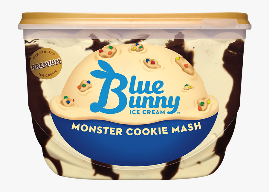 Monster Cookie Mash Half Gallon - Blue Bunny Monster Cookie Mash , Free ...