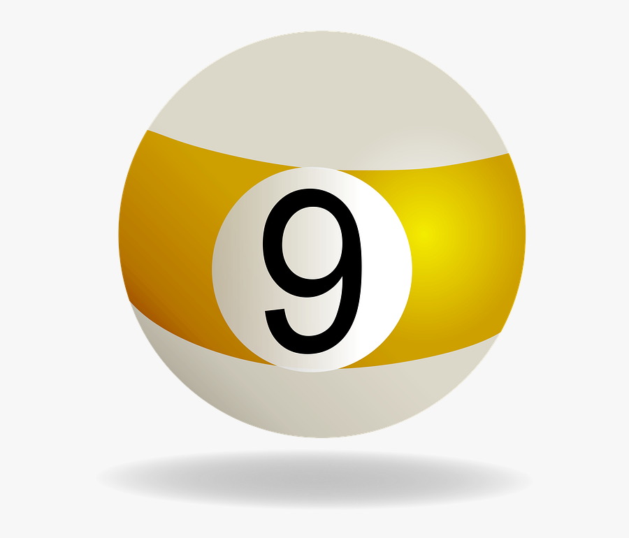 Bola De Billar 9 , Free Transparent Clipart - ClipartKey