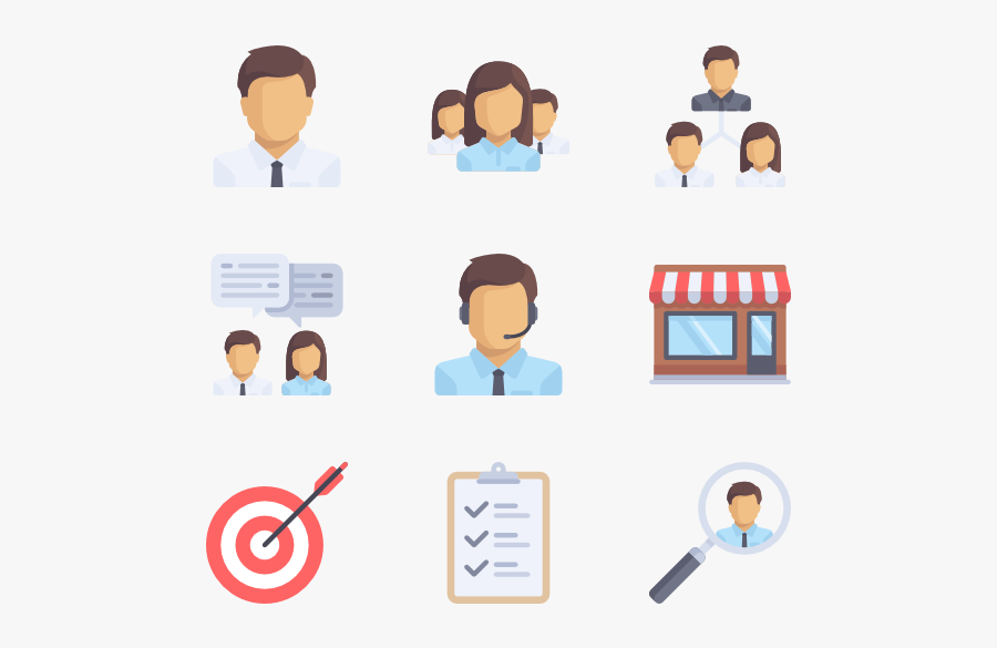 Png Management - Customer Flat Icon Png , Free Transparent Clipart ...