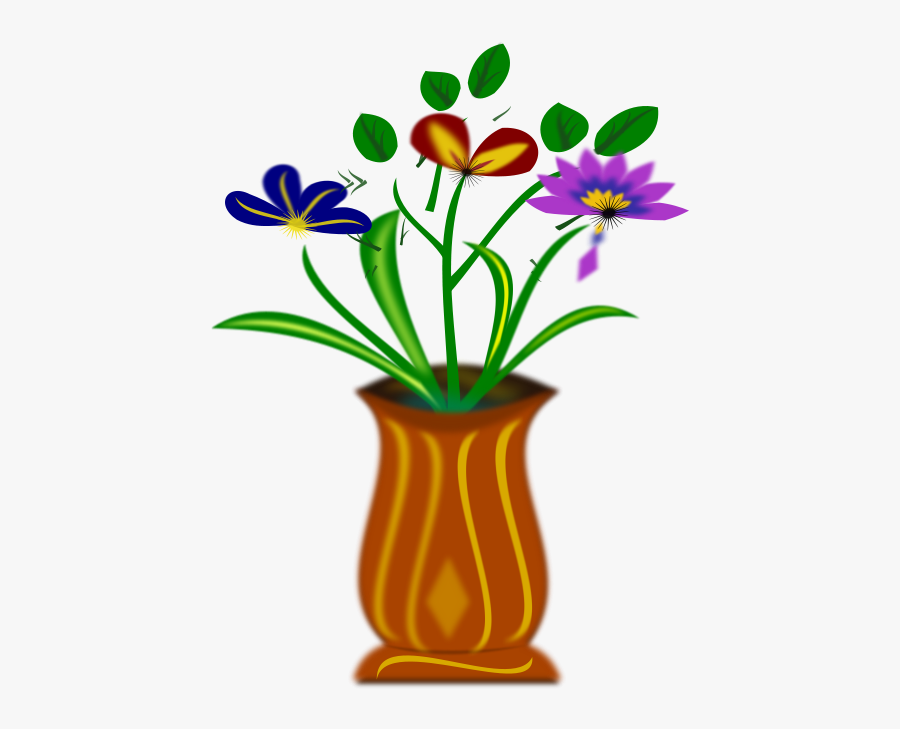 Flores - Jarron Con Flores Animado , Free Transparent Clipart - ClipartKey