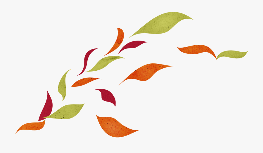 Leaf Clipart String - Blowing Leaves Clipart Png , Free Transparent ...