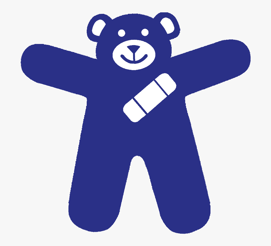The Symbol A Blue Teddy Bear With A Bandage Over Its - Child Abuse ...