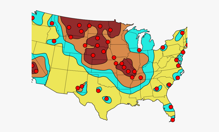 Us Nuclear Impact Map , Free Transparent Clipart - ClipartKey