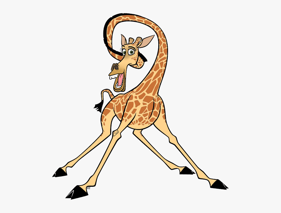 Cartoon Giraffe From Madagascar , Free Transparent Clipart - ClipartKey
