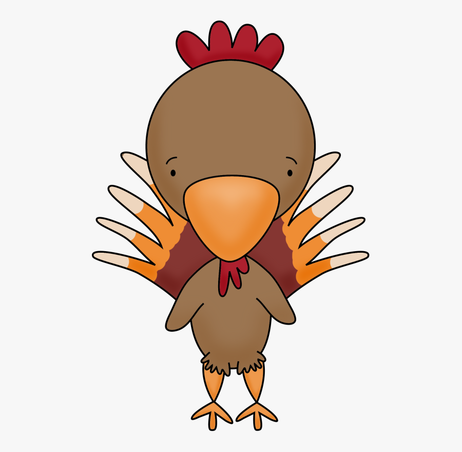 Transparent Baby Turkey Clipart - Cartoon Turkey Transparent Background ...