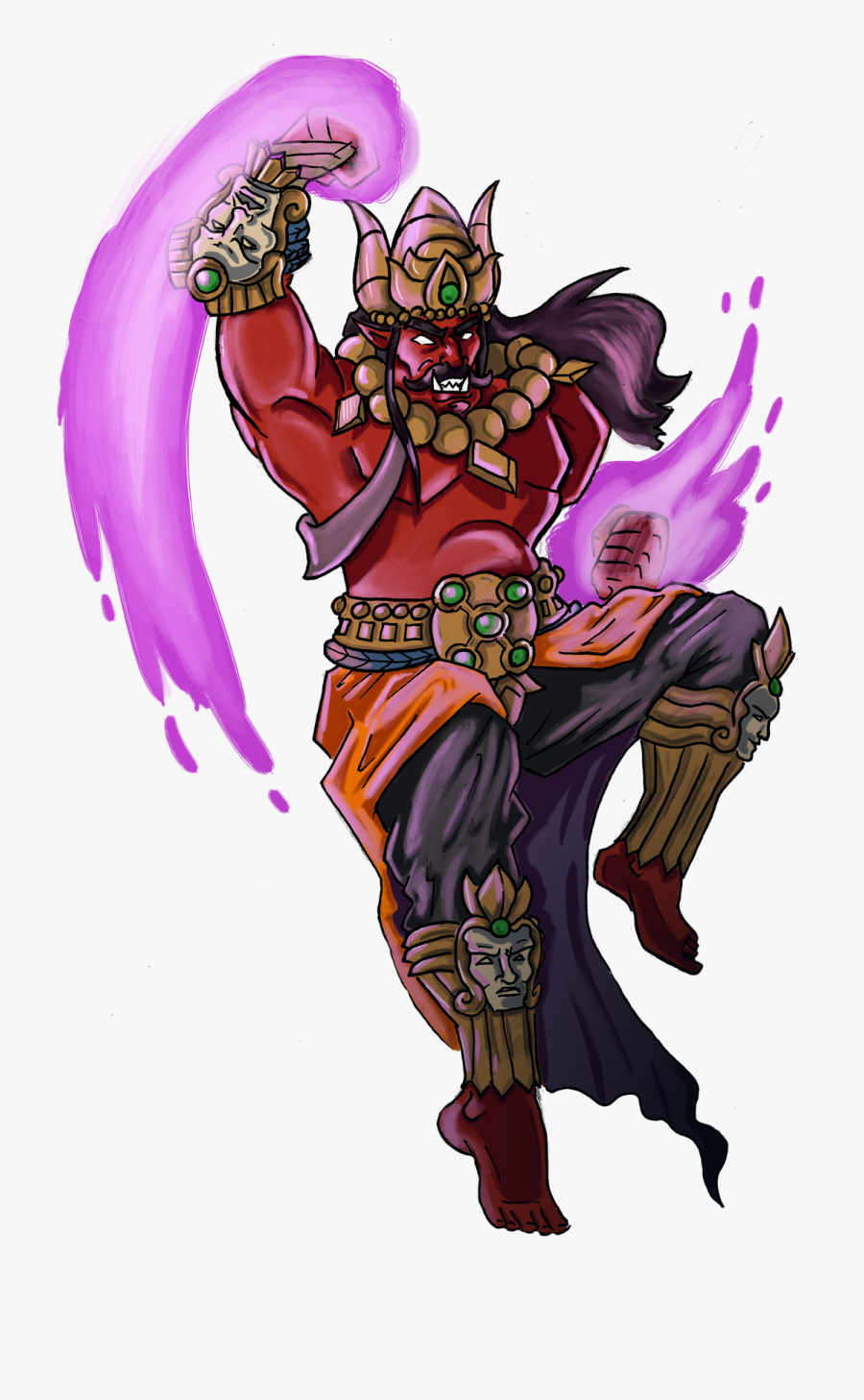 Smite God Ravana, Fanart - Ravana Smite Png , Free Transparent Clipart ...