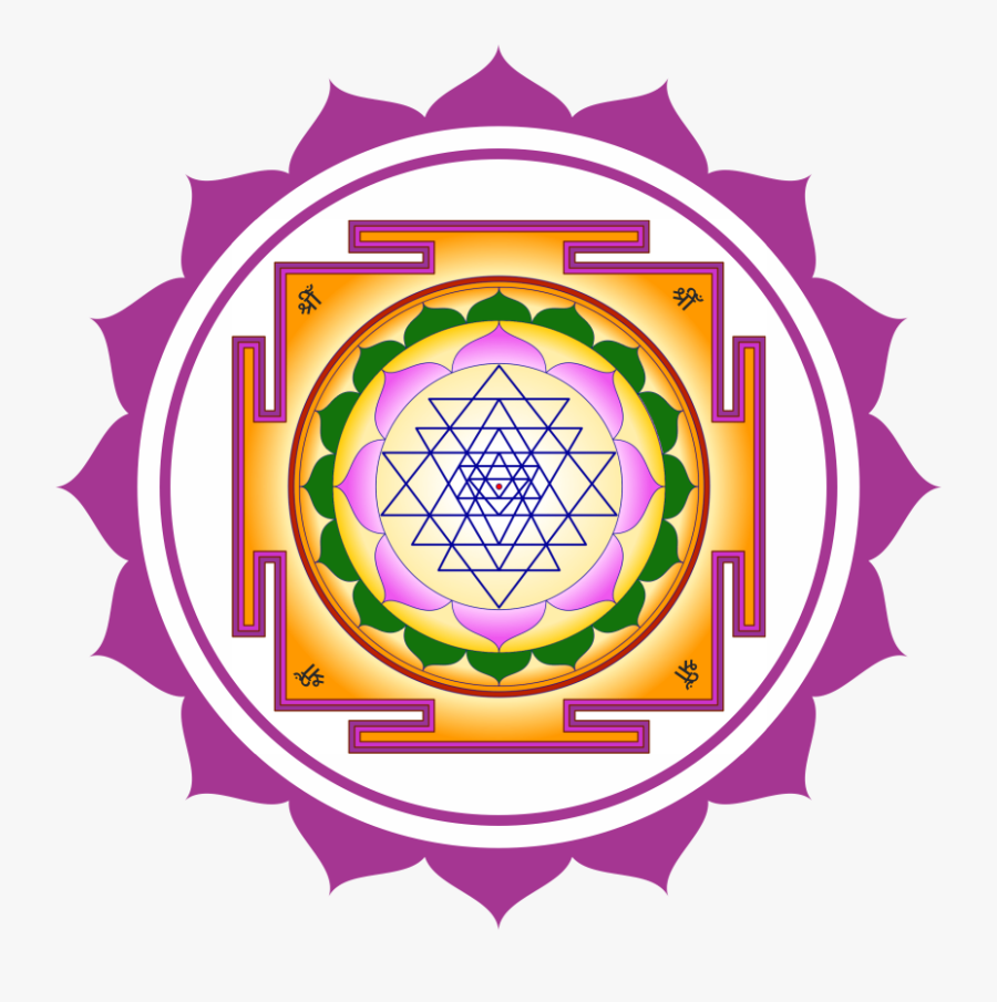 In Hindu Methodology, Sri Means Goddess Laxmi And She - Crown Chakra ...