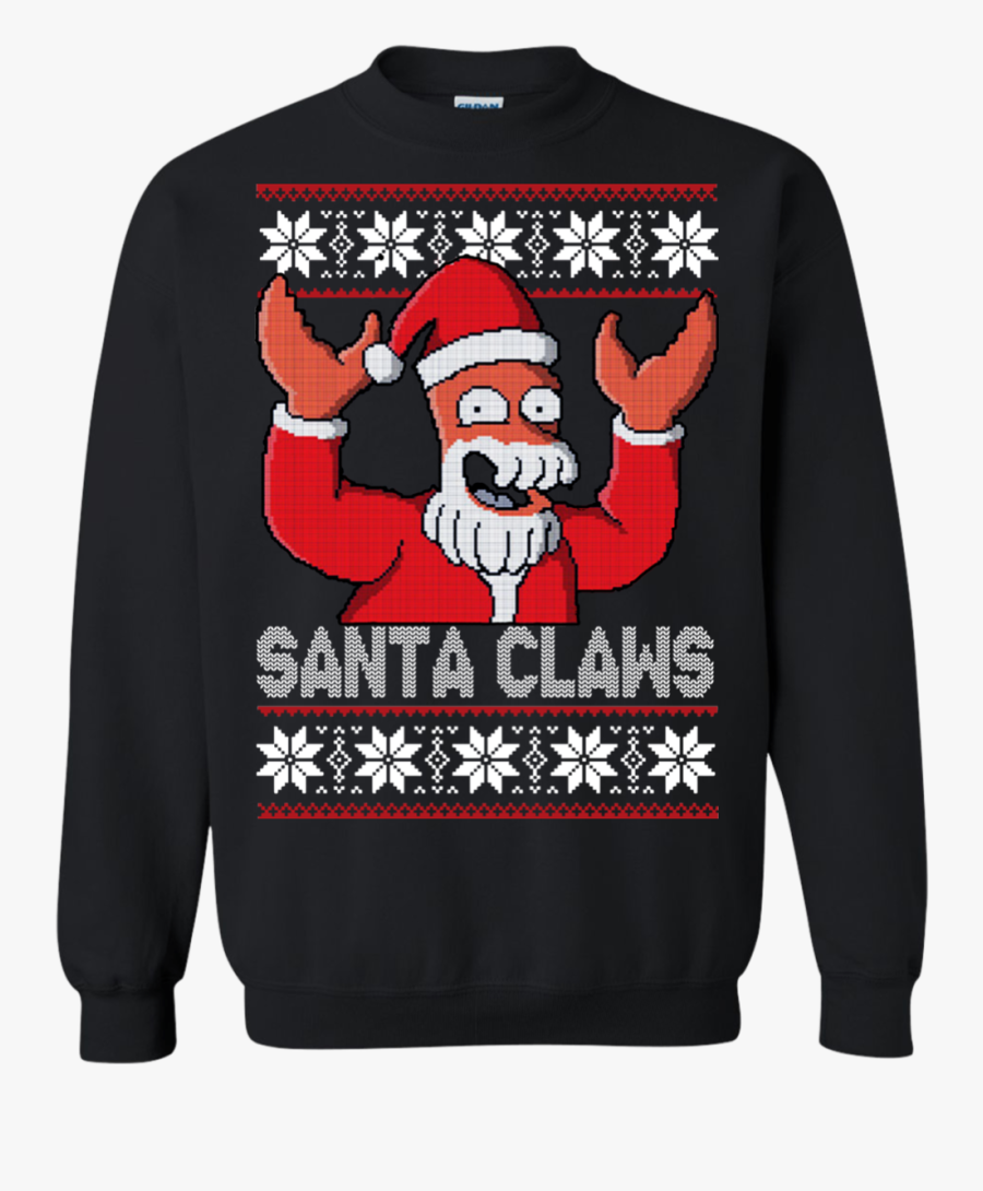 Zoidberg Santa Claws Christmas Sweater - All I Want For Christmas Is Eu ...