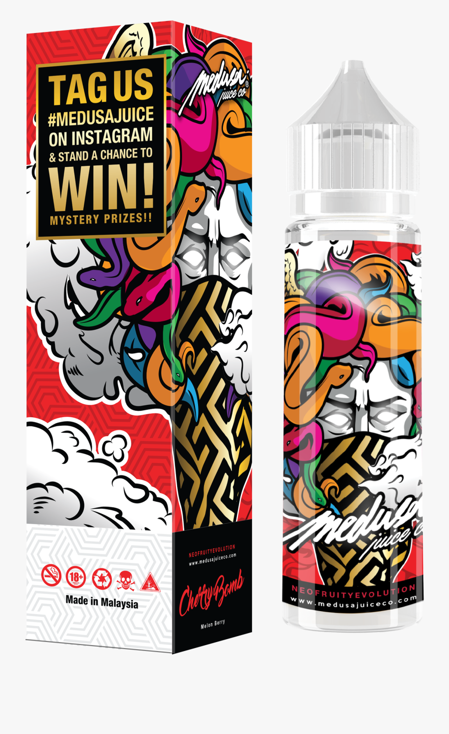 Transparent Cherry Bomb Png - Medusa Juice Co , Free Transparent ...