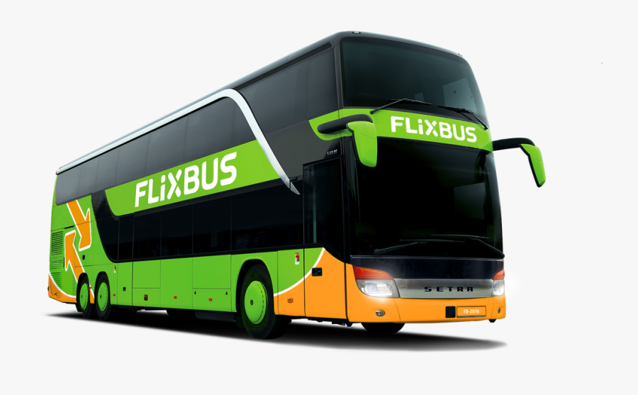 Clip Art Double Happines Bus - Flixbus Transparent , Free Transparent ...