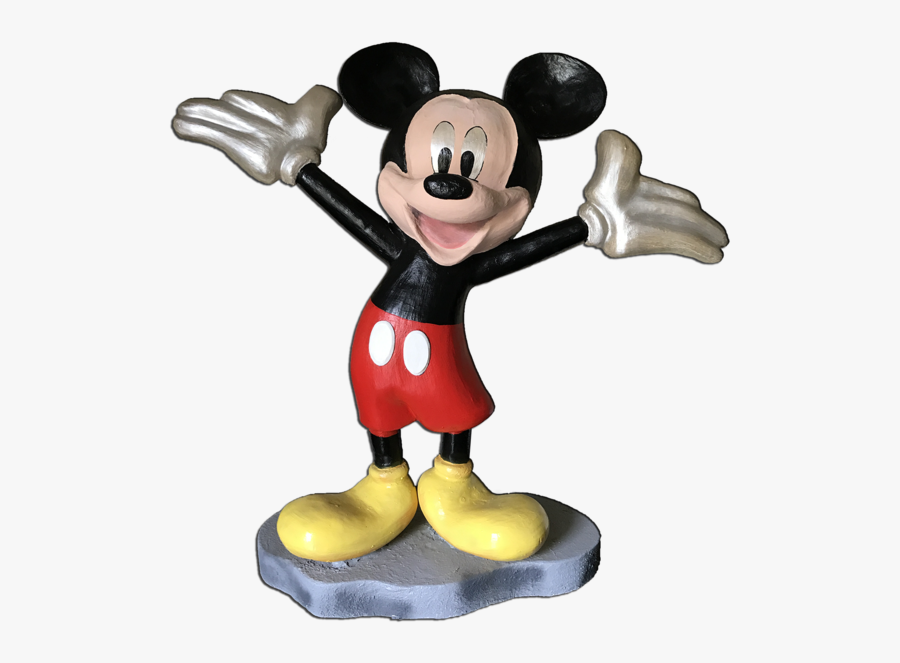 Red Mickey Mouse - Cartoon , Free Transparent Clipart - ClipartKey