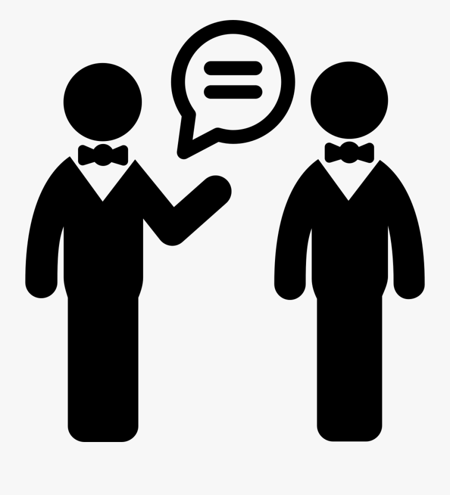 Two Men Talking - Transparent Talking Person Png , Free Transparent ...