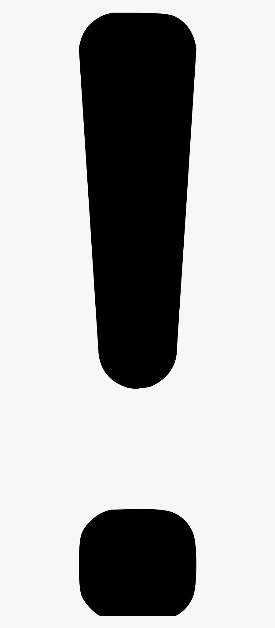 White Clipart Exclamation Mark - Exclamation Mark Svg , Free ...