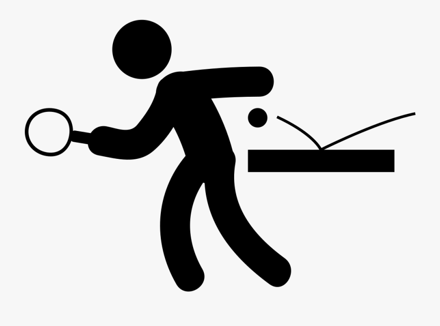 Man Playing Ping Pong - Ping Pong Stick Figure , Free Transparent ...