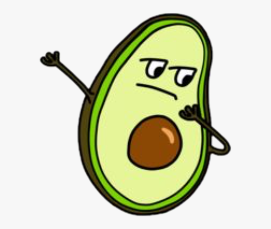 Dab Cool Nicefreetoedit Sticker - Avocado Dab , Free Transparent ...