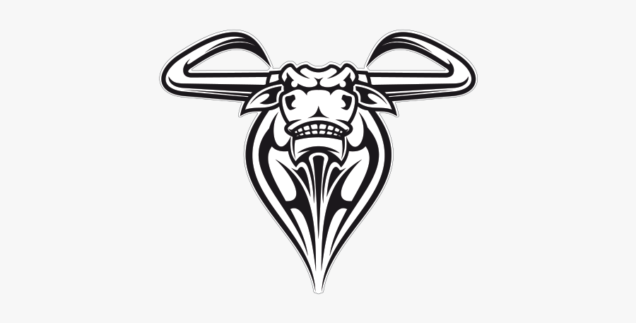 Clip Art Bull Symbol - White Bull Logo Transparent , Free Transparent ...