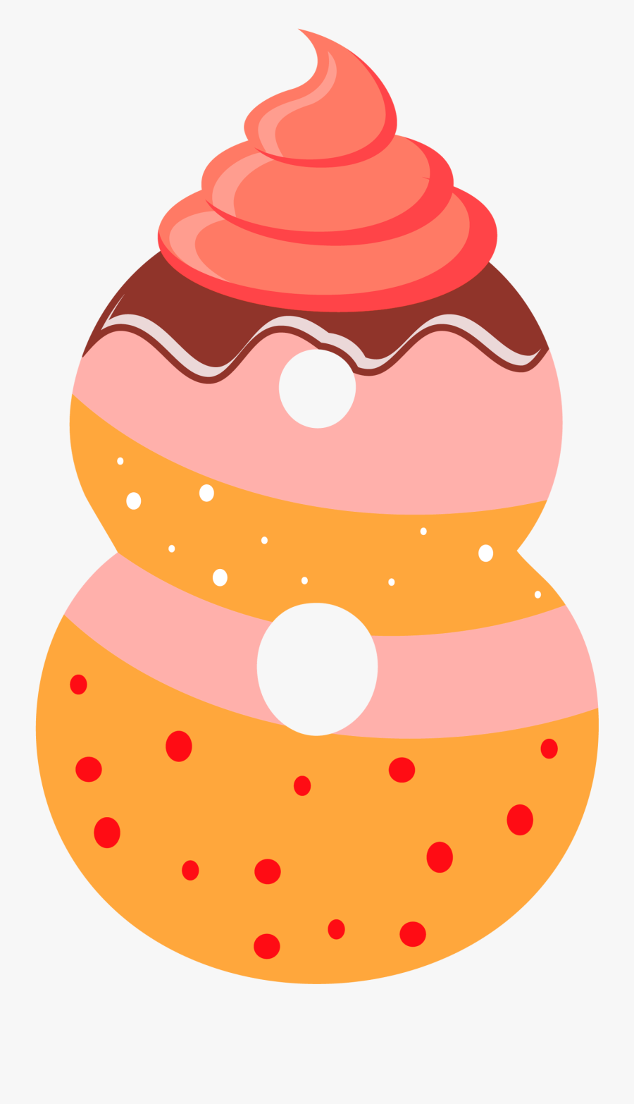 Food Clipart Sweet - Transparent Sweet Number Four , Free Transparent ...
