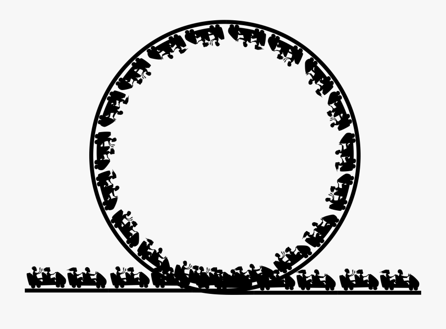 Roller Coaster Clipart Loop - Loop Roller Coaster Cartoon , Free ...
