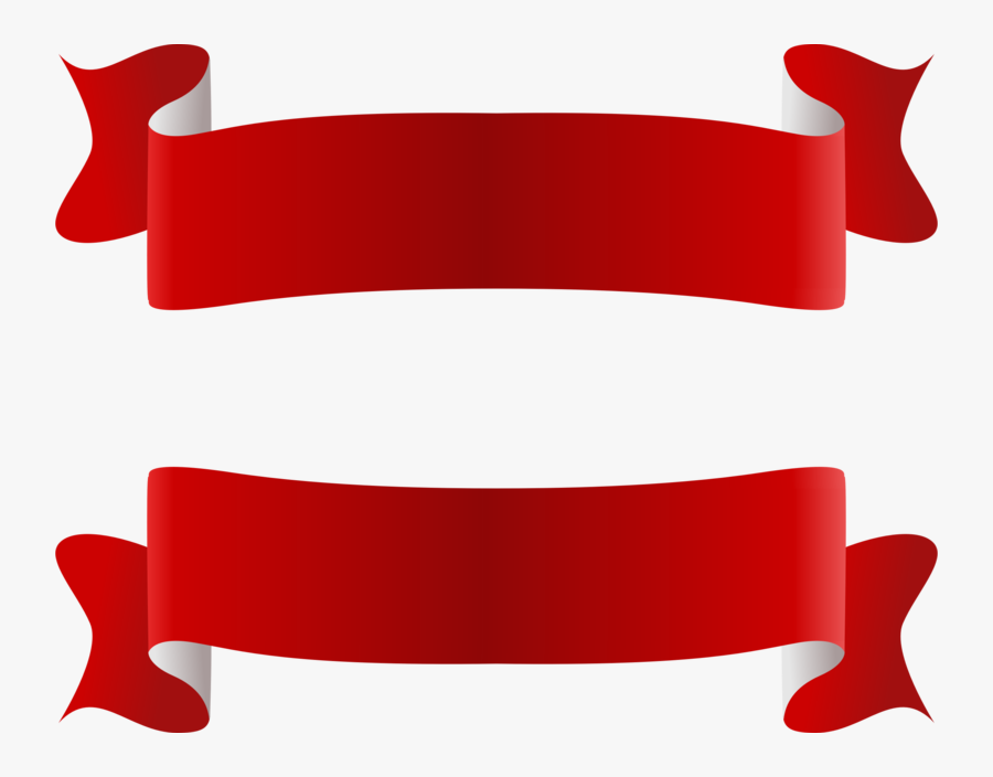 Red Ribbon Banner Clipart Within Red Ribbon Banner - Ribbon Png , Free ...