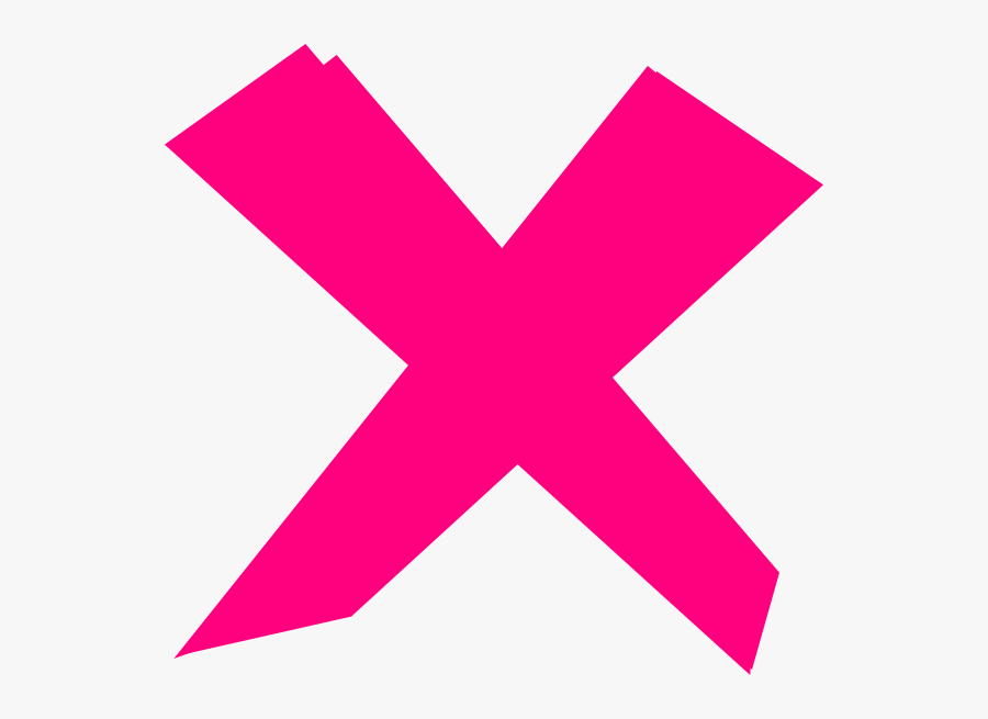 Pink Tick And Cross , Free Transparent Clipart - ClipartKey