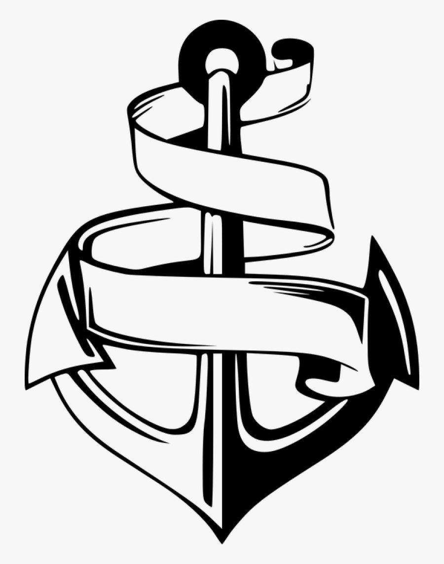 Anchor Png - Anchor Black And White , Free Transparent Clipart - ClipartKey