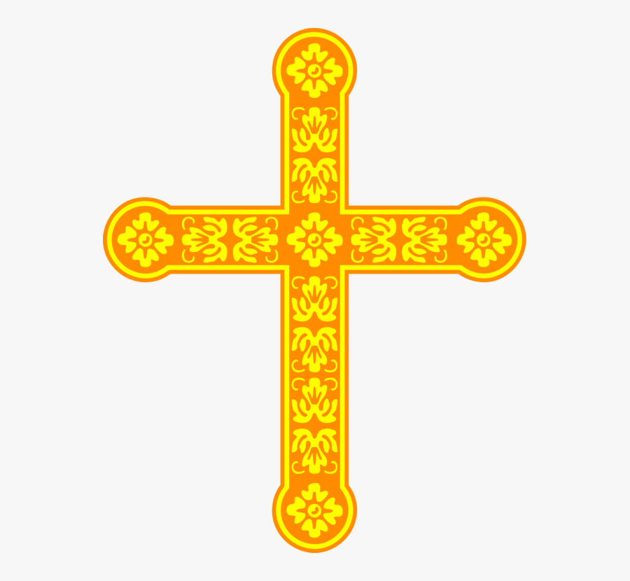 Symbol,cross,yellow - Cross , Free Transparent Clipart - ClipartKey