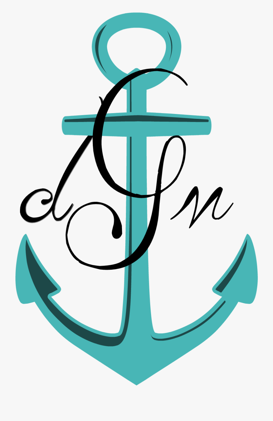 Clip Art Anchor Monogram , Free Transparent Clipart - ClipartKey