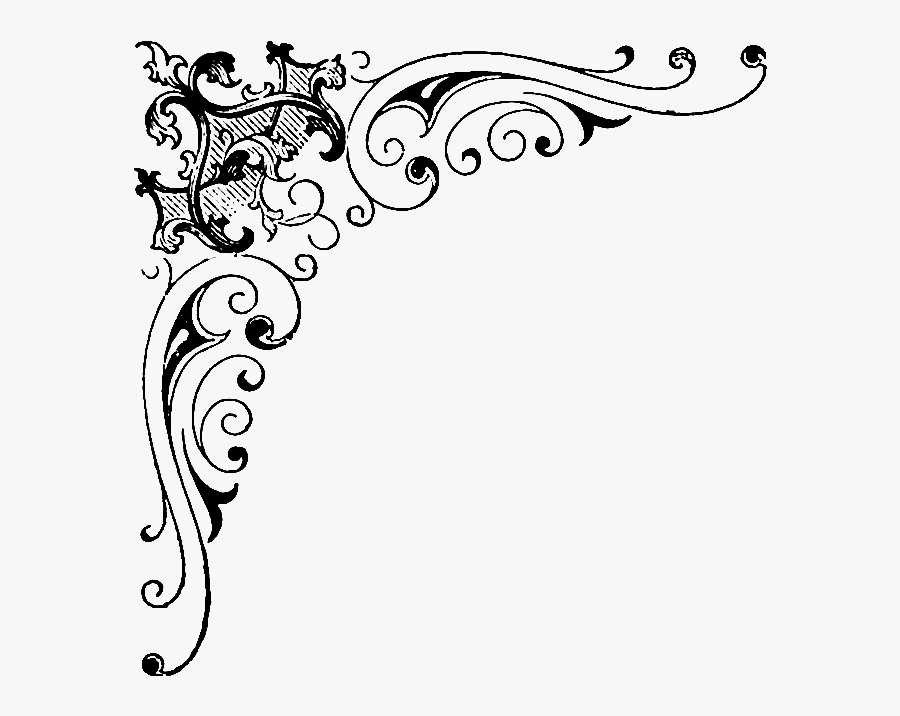 Fancy Scroll Designs Clip Art For Invitations
