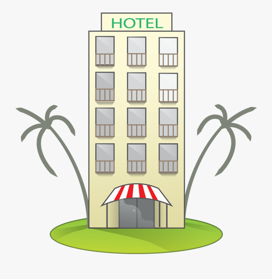 Hotel Clipart Holiday Resort - Clip Art Hotel Cartoon , Free ...