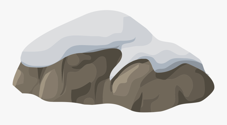 Snow Covered Rock - Snow Rocks Clipart Transparent , Free Transparent ...