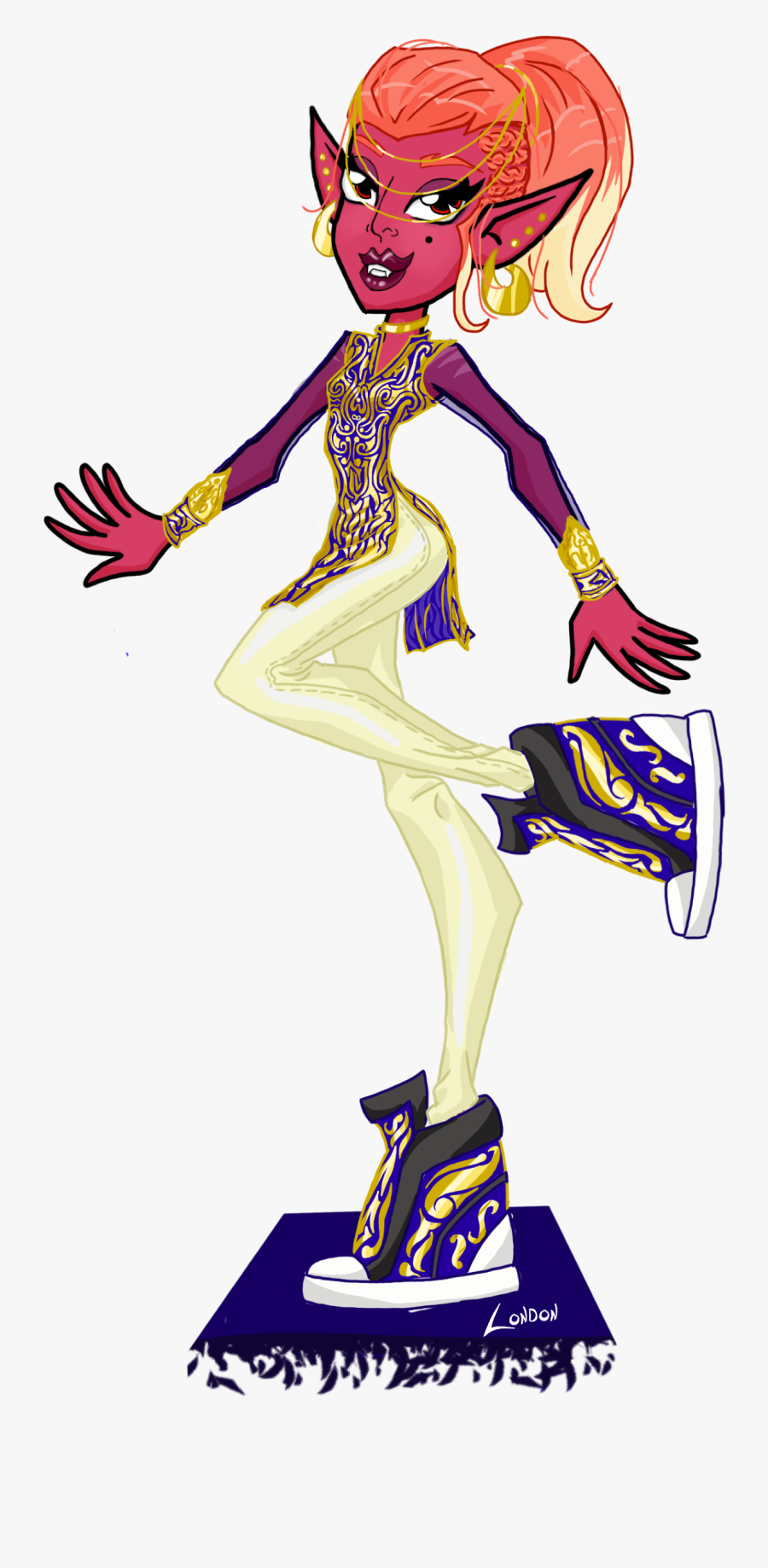 Originally She Was Just A Young Adopt By Rosie, Who - Monster High Oc ...