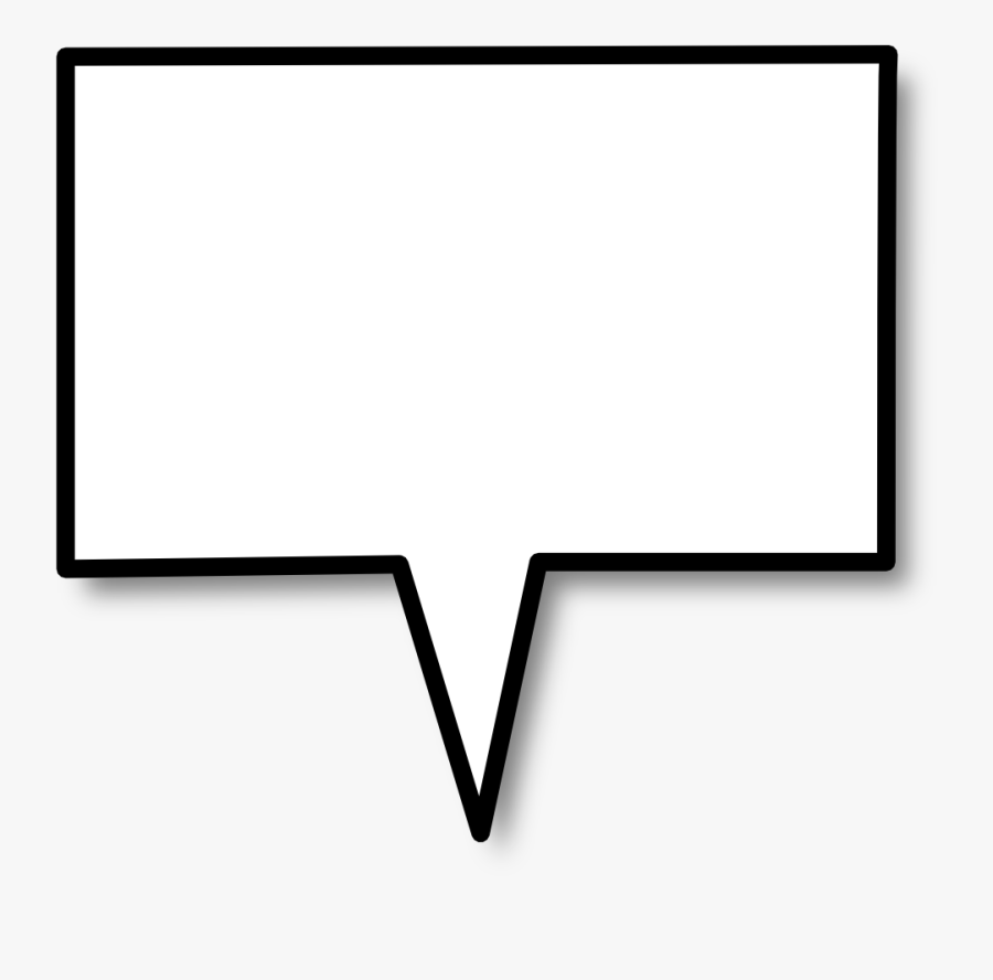 Download Square Speech Bubble Clipart Speech Balloon - Box With Arrow ...