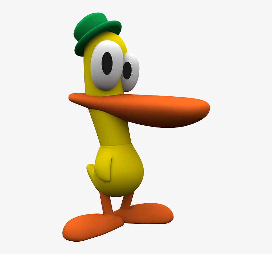 Pato The Duck Funny Face - Personajes De Pocoyo Pato , Free Transparent ...