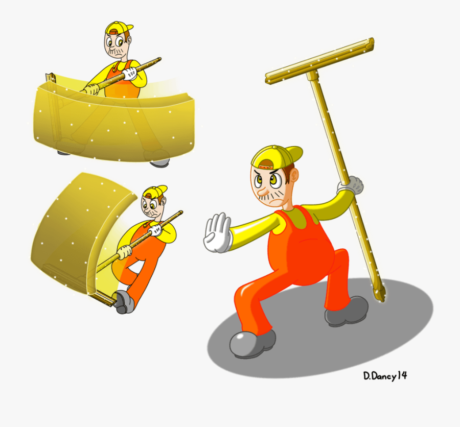 Squeegee - Cartoon , Free Transparent Clipart - ClipartKey